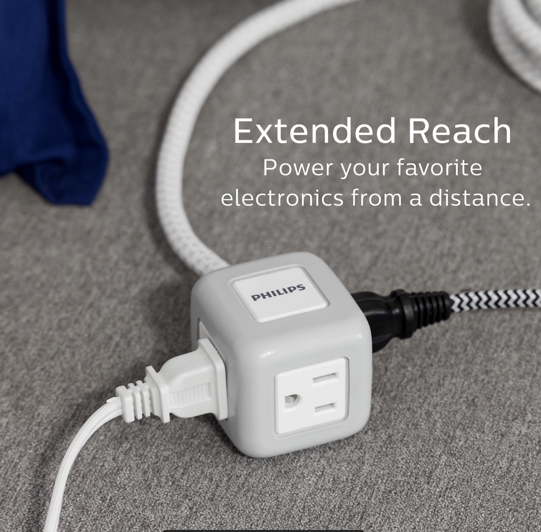 Meatball.ThatDailyDeal - EXTREME SGD - Philips 3 Outlet Rubberized Cube ...