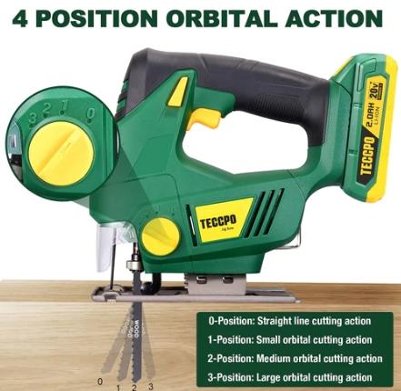 Meatball.ThatDailyDeal - EXTREME SGD - TECCPO 20V MAX Cordless Jigsaw ...