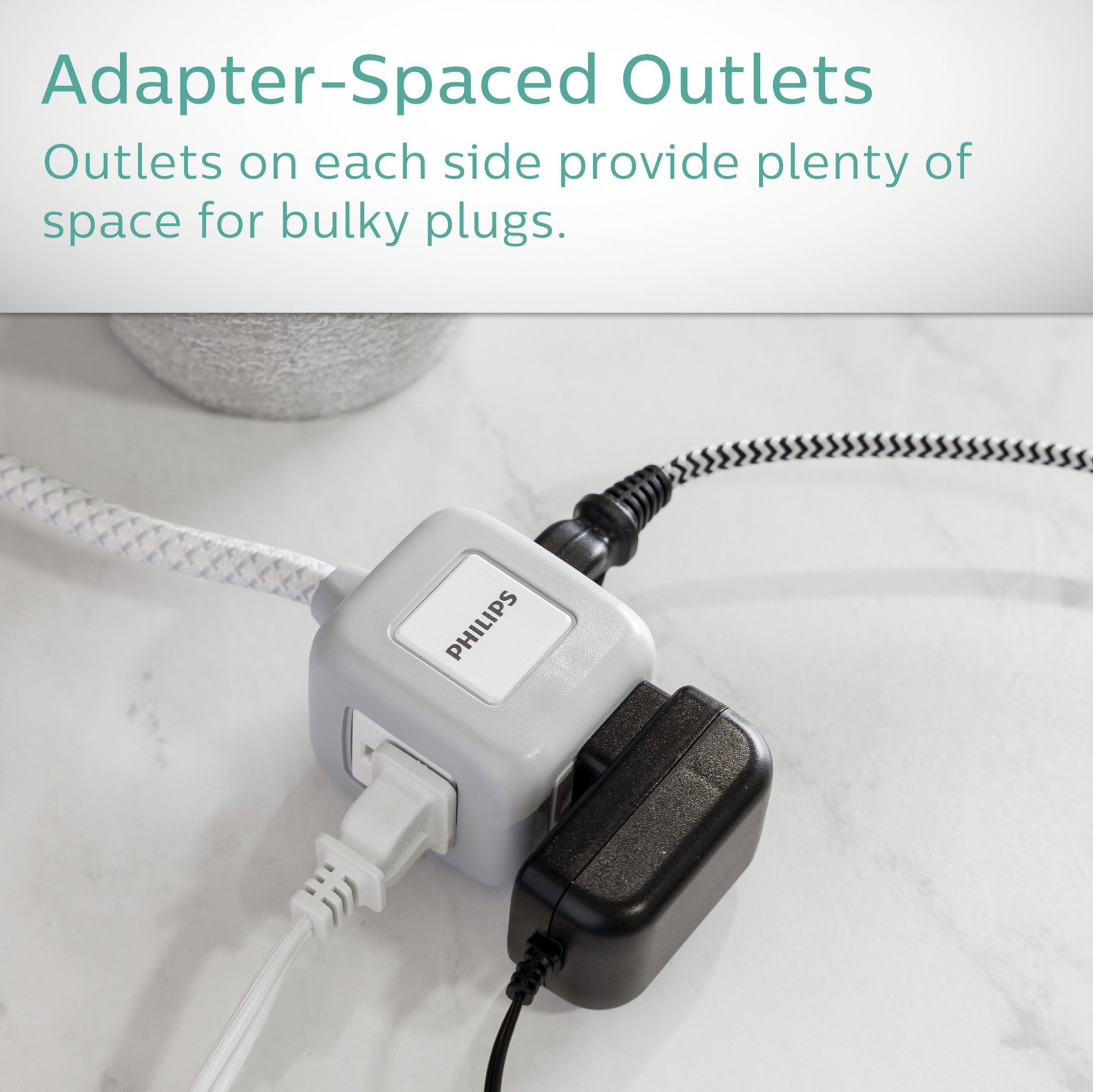 Meatball.ThatDailyDeal - EXTREME SGD - Philips 3 Outlet Rubberized Cube ...