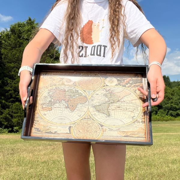 Meatball.ThatDailyDeal - EXTREME SGD - Set of THREE Vintage Map Wooden ...