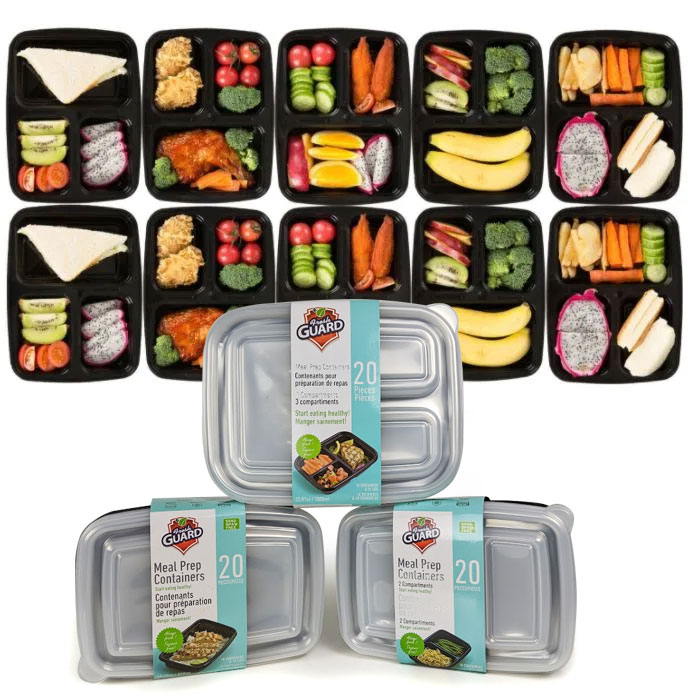 Meatball.ThatDailyDeal - EXTREME SGD - 20 Piece Meal Prep Container Set ...