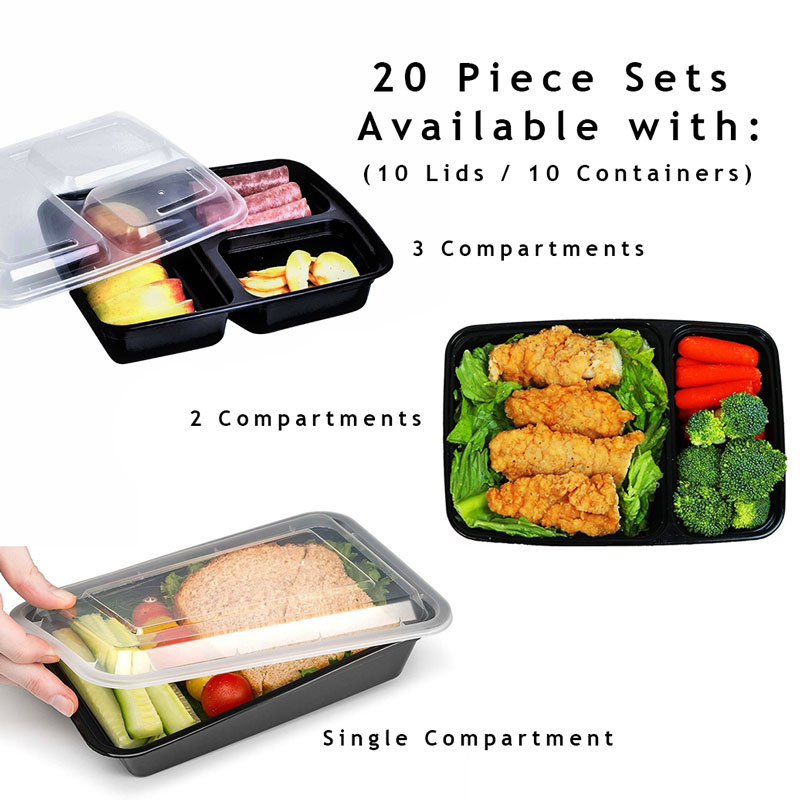 Meatball.ThatDailyDeal - EXTREME SGD - 20 Piece Meal Prep Container Set ...