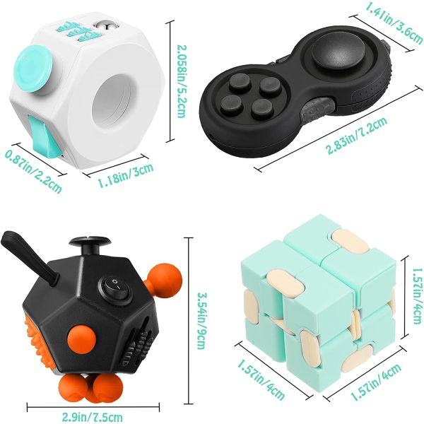 Meatball.ThatDailyDeal - EXTREME SGD - 4-Pack of Mini Fidget Toys - Set ...