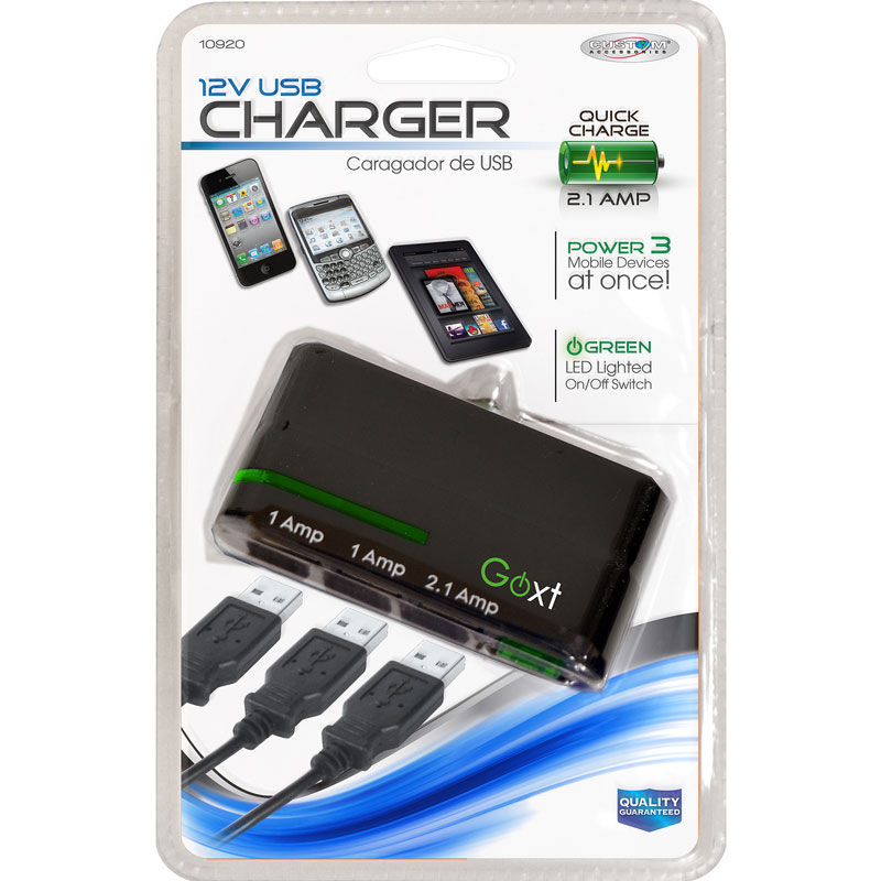 Meatball.ThatDailyDeal - EXTREME SGD - GoXT Triple USB Auto Charger - 2 ...